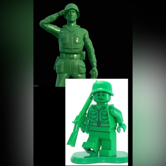 Toys | 3 Army Man Building Block Minifigure New In Plastic 3 With Any 1 ...
